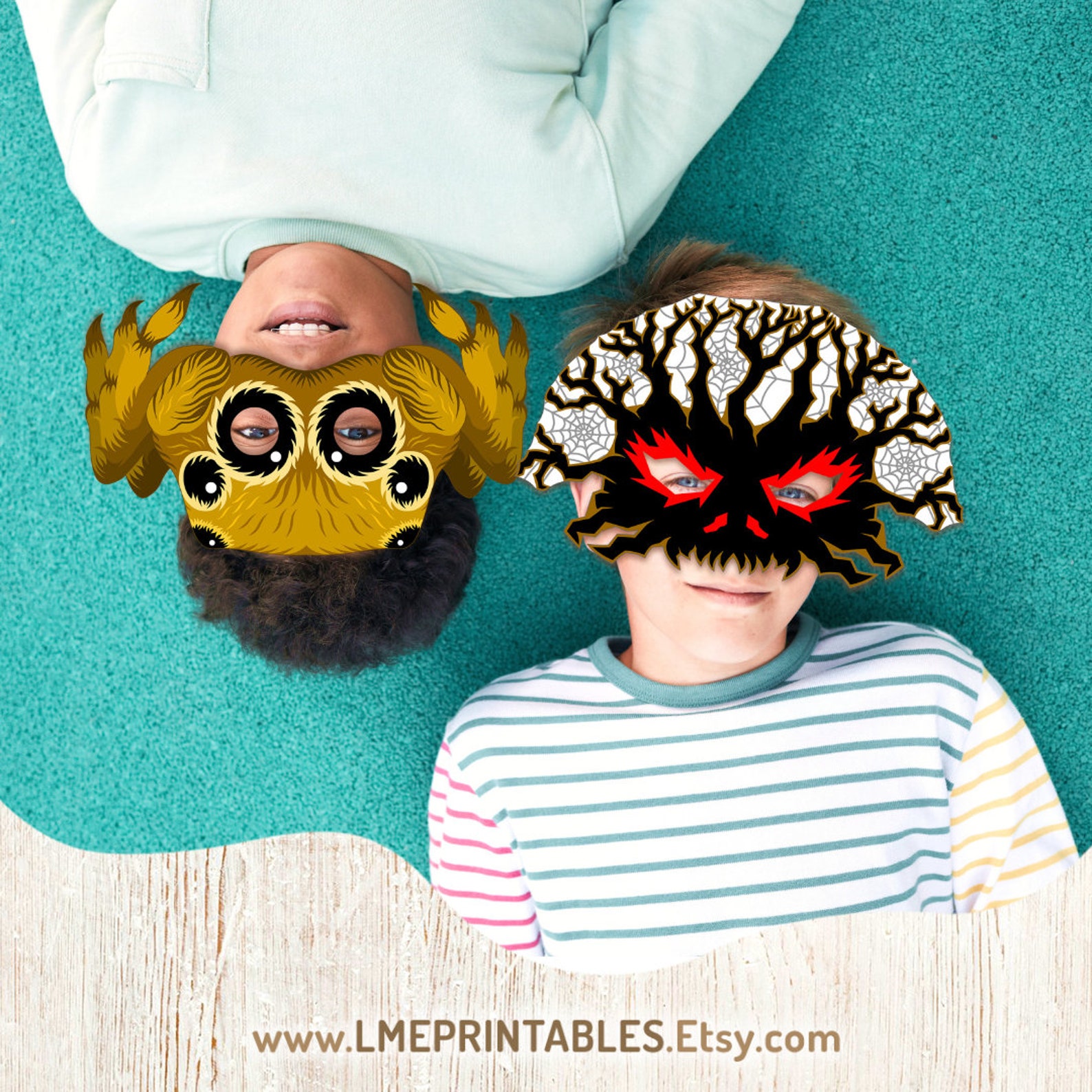 Spooky Tree Mask Printable Halloween Terror Costume Party - Etsy