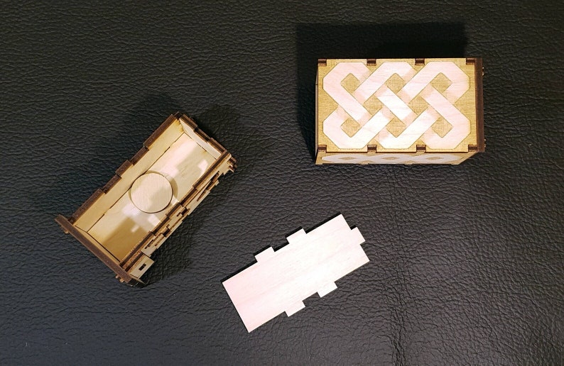 Mini Puzzle Box - Laser Cut Files - 13 Steps to Open - Etsy