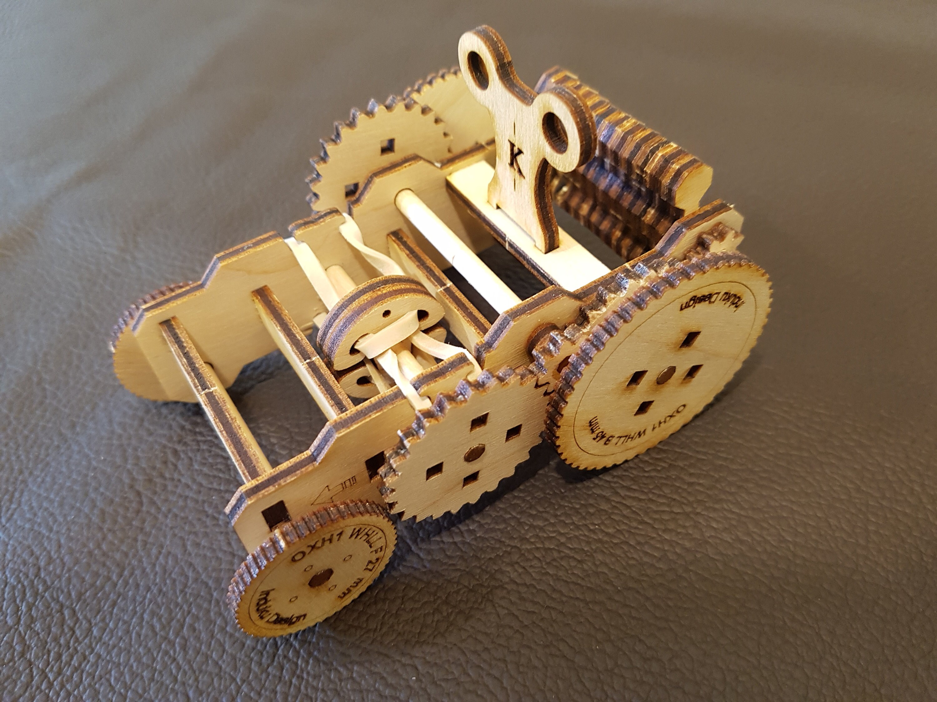 Wooden Wind up Car – Laser Cut Files - Wooden Model - Etsy