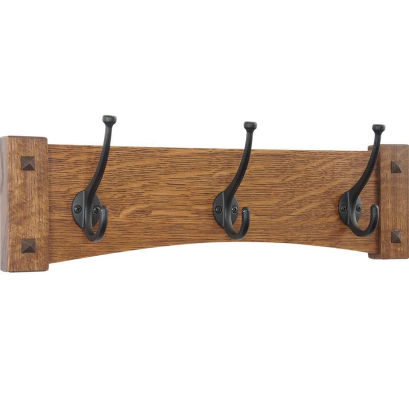 Mission Wood Coat Rack - Etsy
