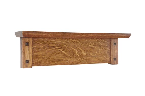 Wall Shelf Mission Craftsman Style 19-49 Wide Wood Wall - Etsy
