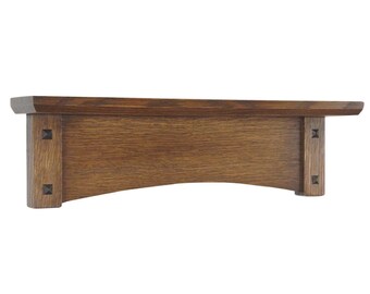 Mission Floating Wall Sconce Shelf - Etsy