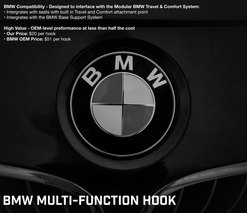 BMW Travel and Comfort Multi-function Hook (BMW Universal Hook ...