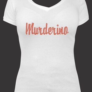 MFM Murderino Sparkle Rhinestone Tee or Tank SSDGM - Etsy