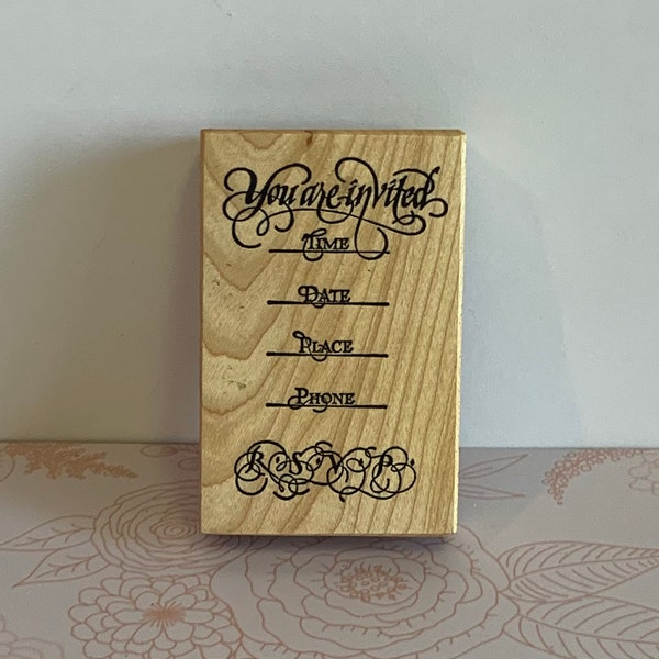 Youre Invited Stamp - Etsy