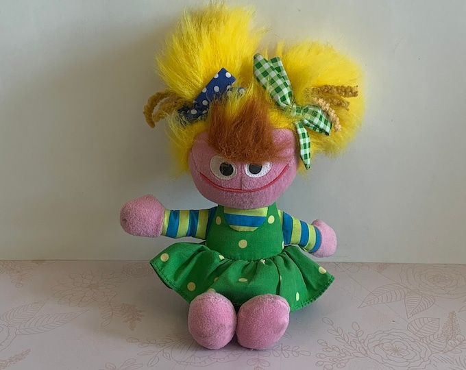 Vintage Sesame Street Elmo in Grouchland Grizzy Plush Doll, Vintage 10 ...