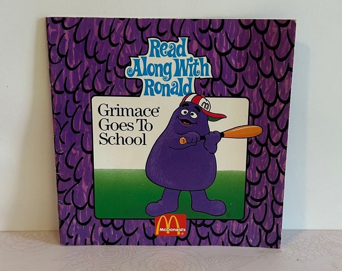 Vintage Mcdonald's Book, Mcdonalds Story Book, 1989 Read Along With ...