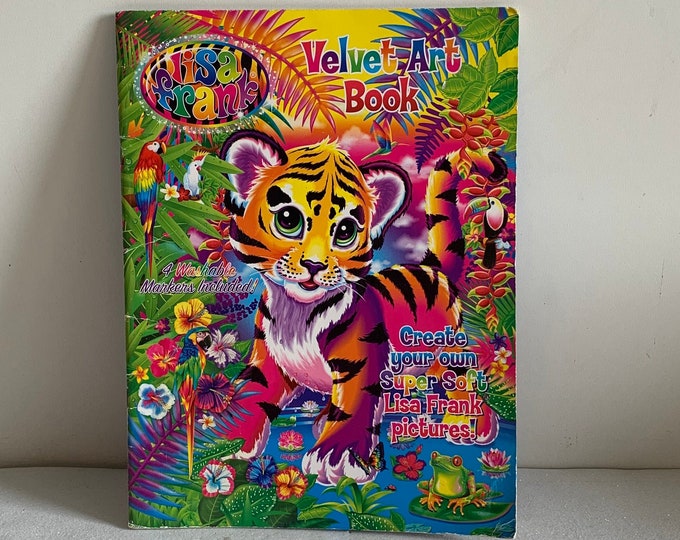 Lisa Frank Velvet Art Coloring Book, Lisa Frank Coloring Book, Lisa ...