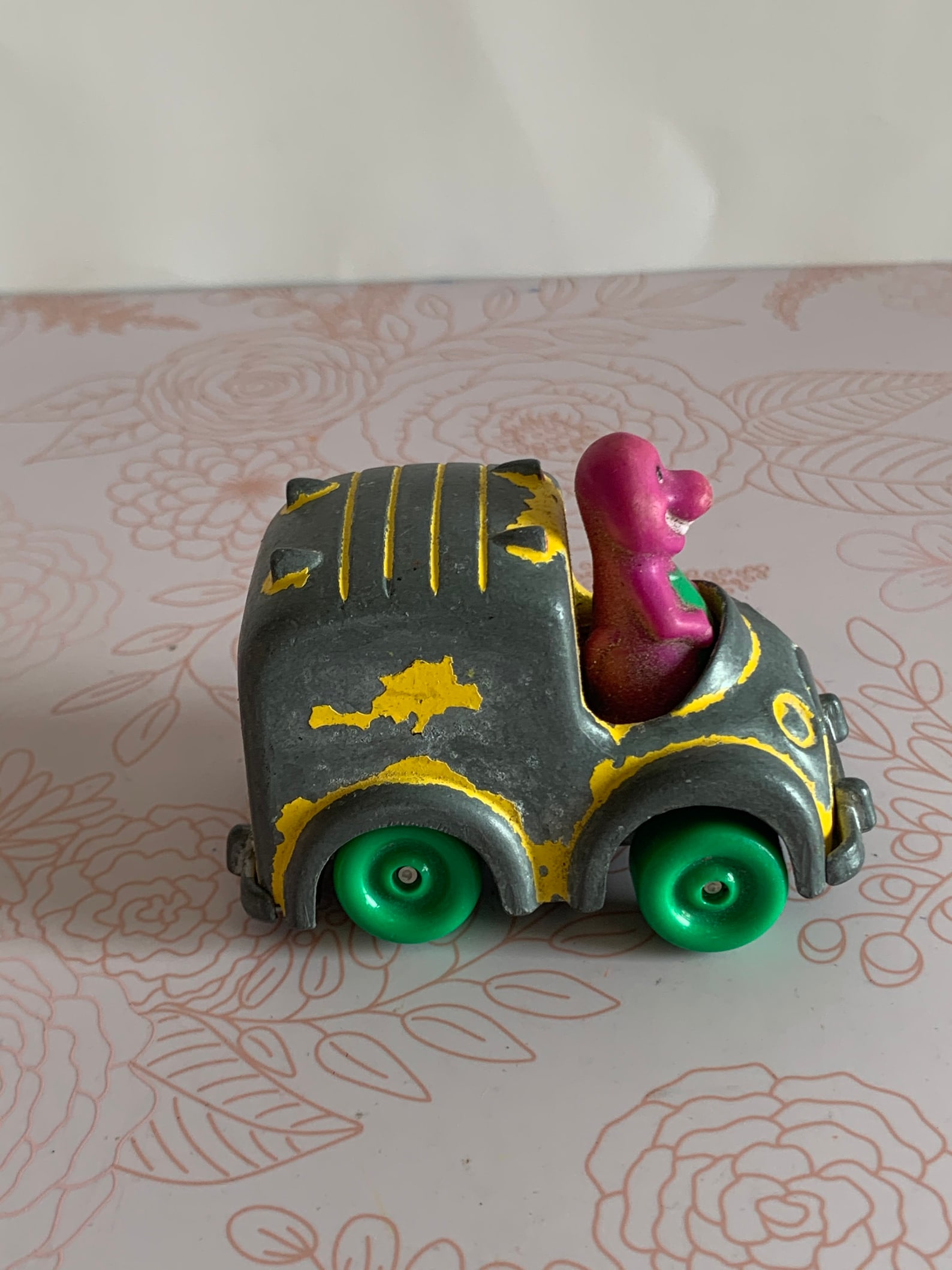 Vintage Barney Toy Car Figure Barney Small Toy Barney Toy - Etsy