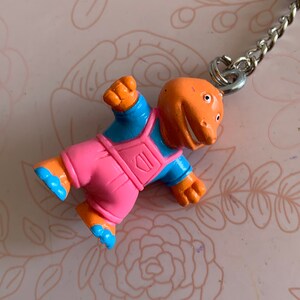 Handmade Keychain, Vintage Soma Figure Keychain, Clone Barney Pvc ...