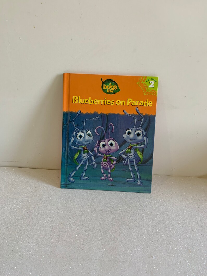 Vintage Disney's A Bug's Life Hardback Storybook: Blueberries on Parade ...
