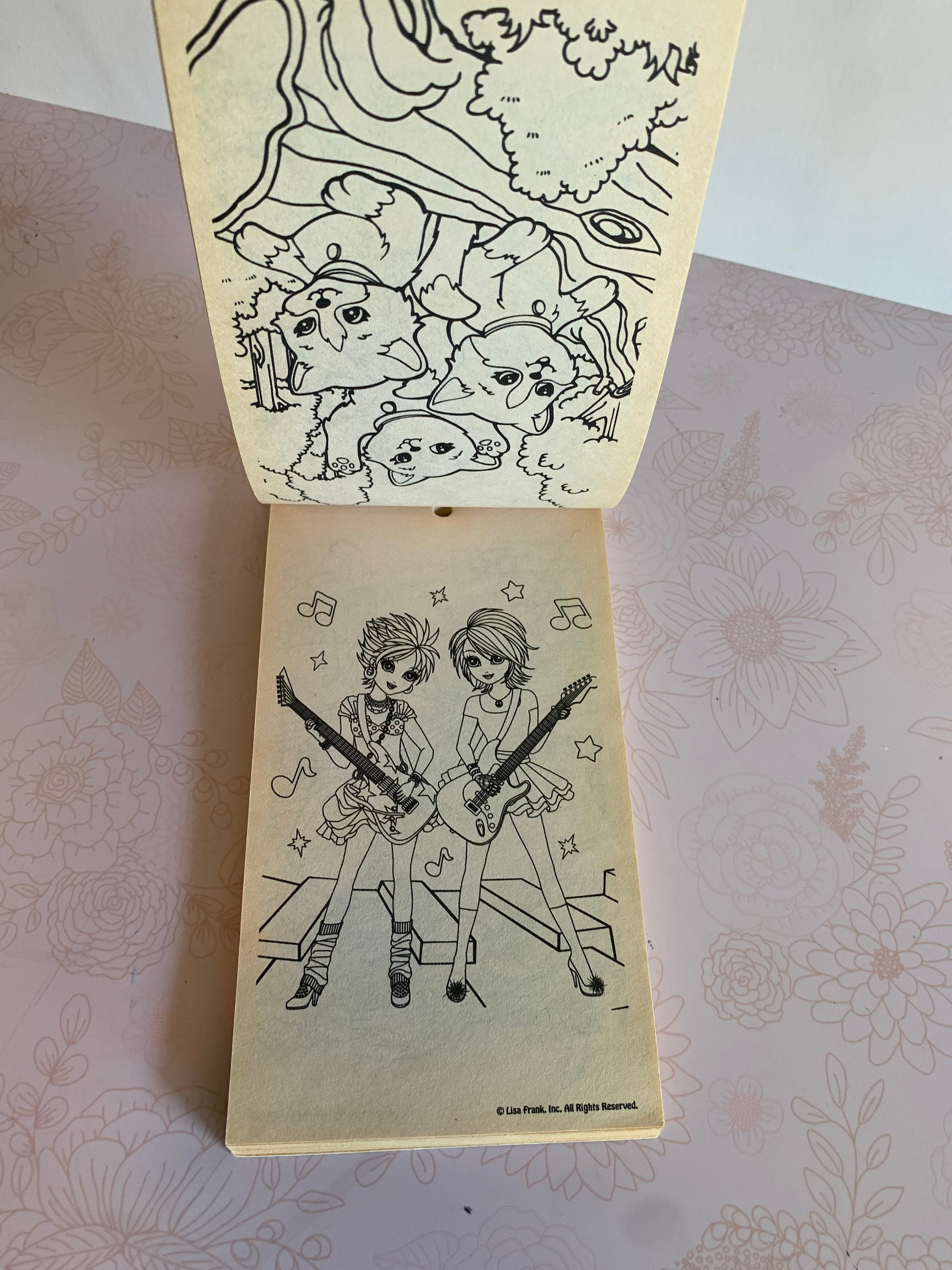 Lisa Frank Coloring Book Lisa Frank Coloring and Activity - Etsy