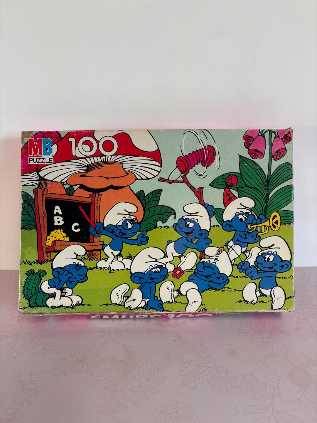 COMPLETE Vintage 80's Smurfs Jigsaw Puzzle, Smurfs Jigsaw Puzzle ...