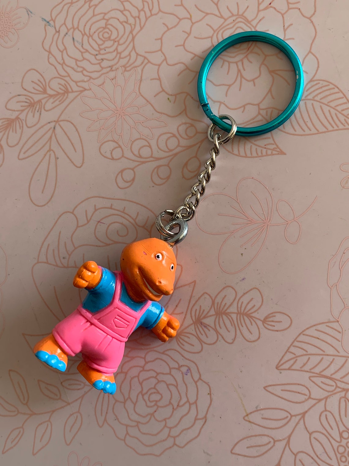 Handmade Keychain Vintage Soma figure Keychain Clone Barney | Etsy