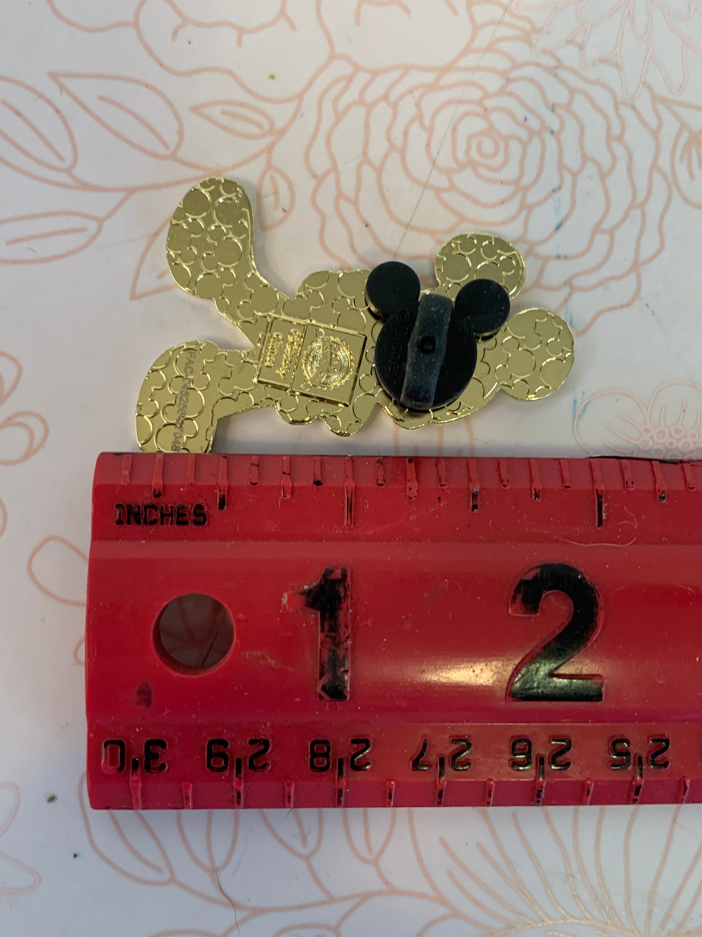 Disney Mickey Mouse Lapel Pin Mickey Mouse Pin Disney | Etsy