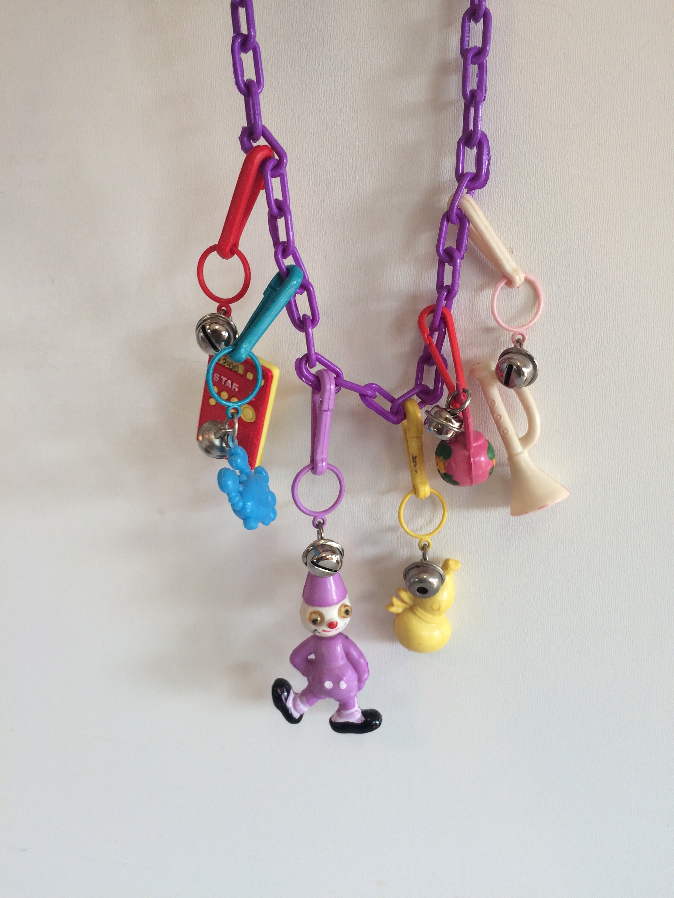 Vintage 80s Fashion Bell Charm Necklace Vintage Bell Charms - Etsy