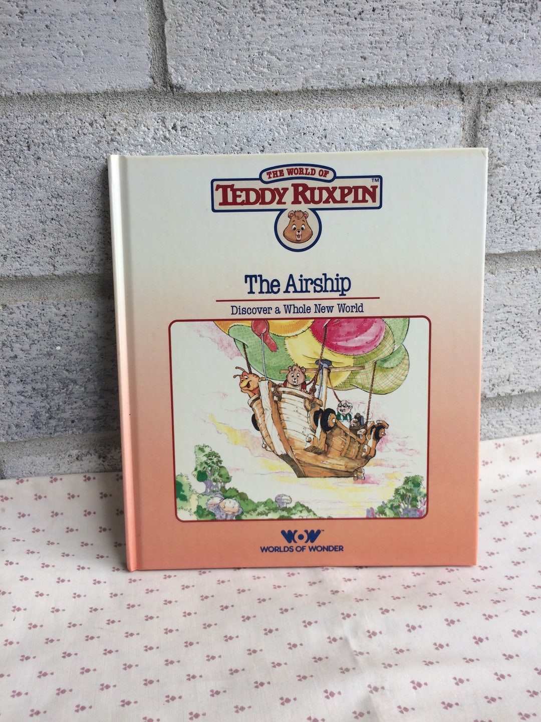 Vintage 1985 Teddy Ruxpin Book, the Airship, Discover a Whole New World ...