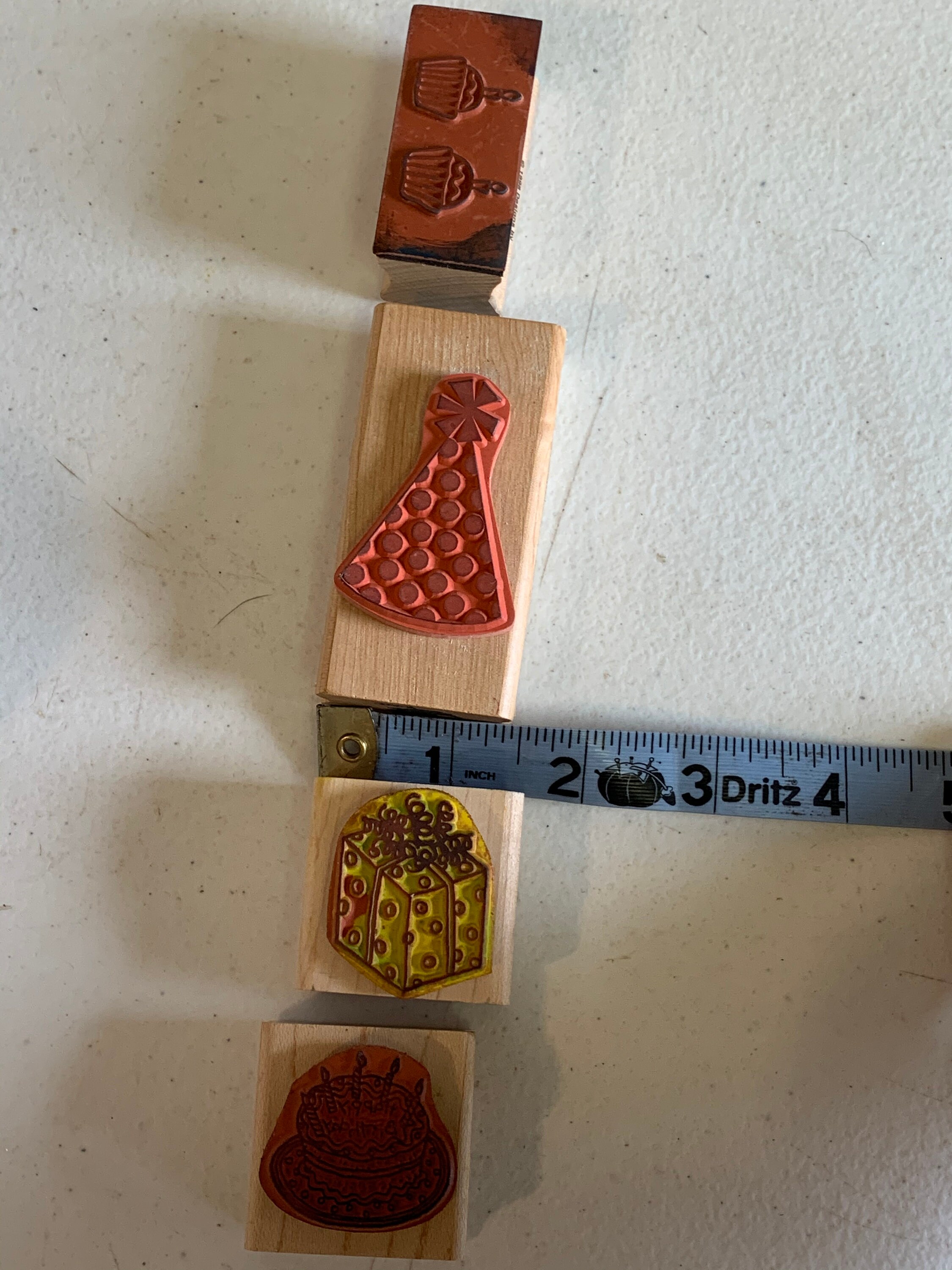 Birthday Rubber Stamp Set Birthday Stamp Lot Happy Birthday - Etsy