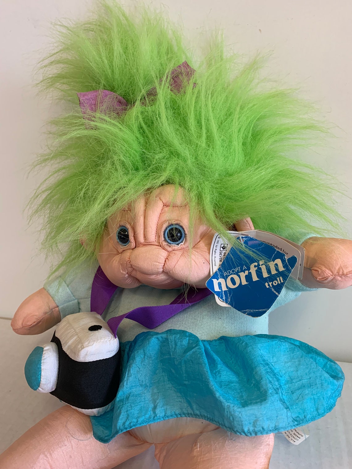 Norfin Paracutes Troll Doll Plush Toy Plush Troll Doll Nylon - Etsy