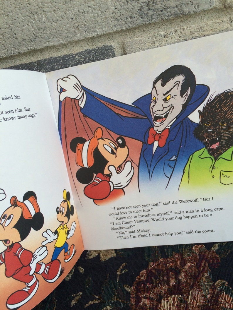 Vintage 1989 Disney's Mickey Mouse Book Mickey Mouse and - Etsy