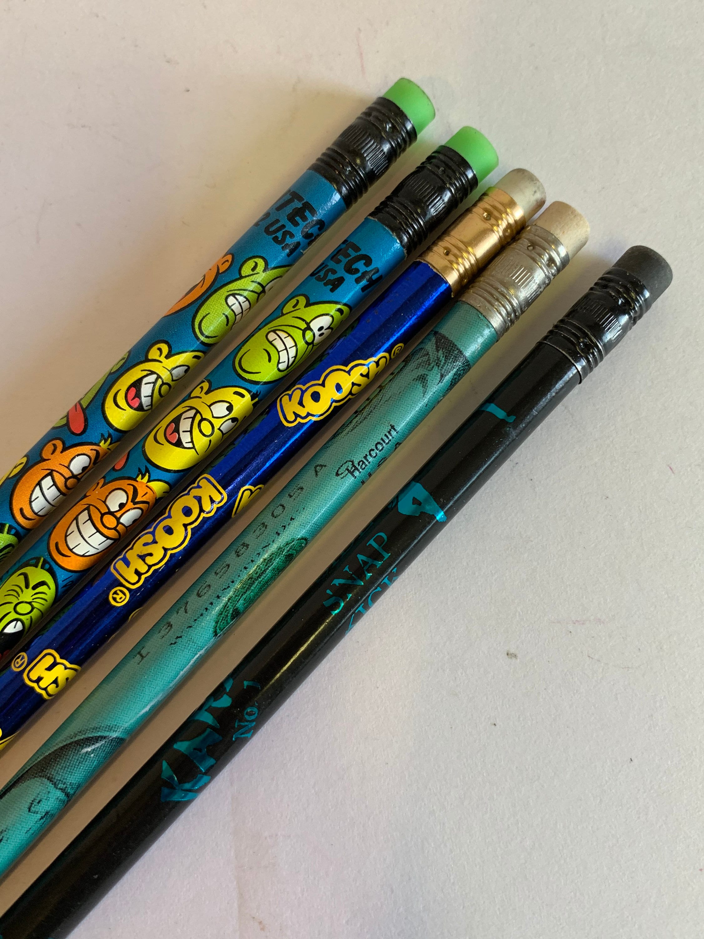 Vintage 90s Pencils Vintage Pencils Vintage school supplies | Etsy