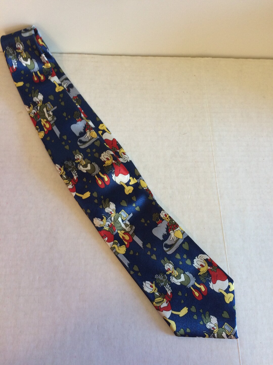 Vintage Disney Neck Tie, Vintage Necktie, Donald Duck and Daisy Duck ...