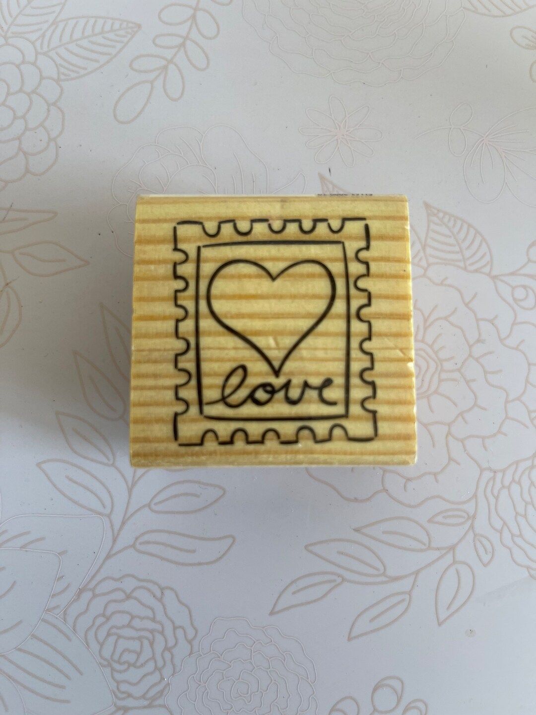 Craft Smart Stamp, Hearts Stamp, Rubber Stamp, Crafting Stamp, Cupcake ...