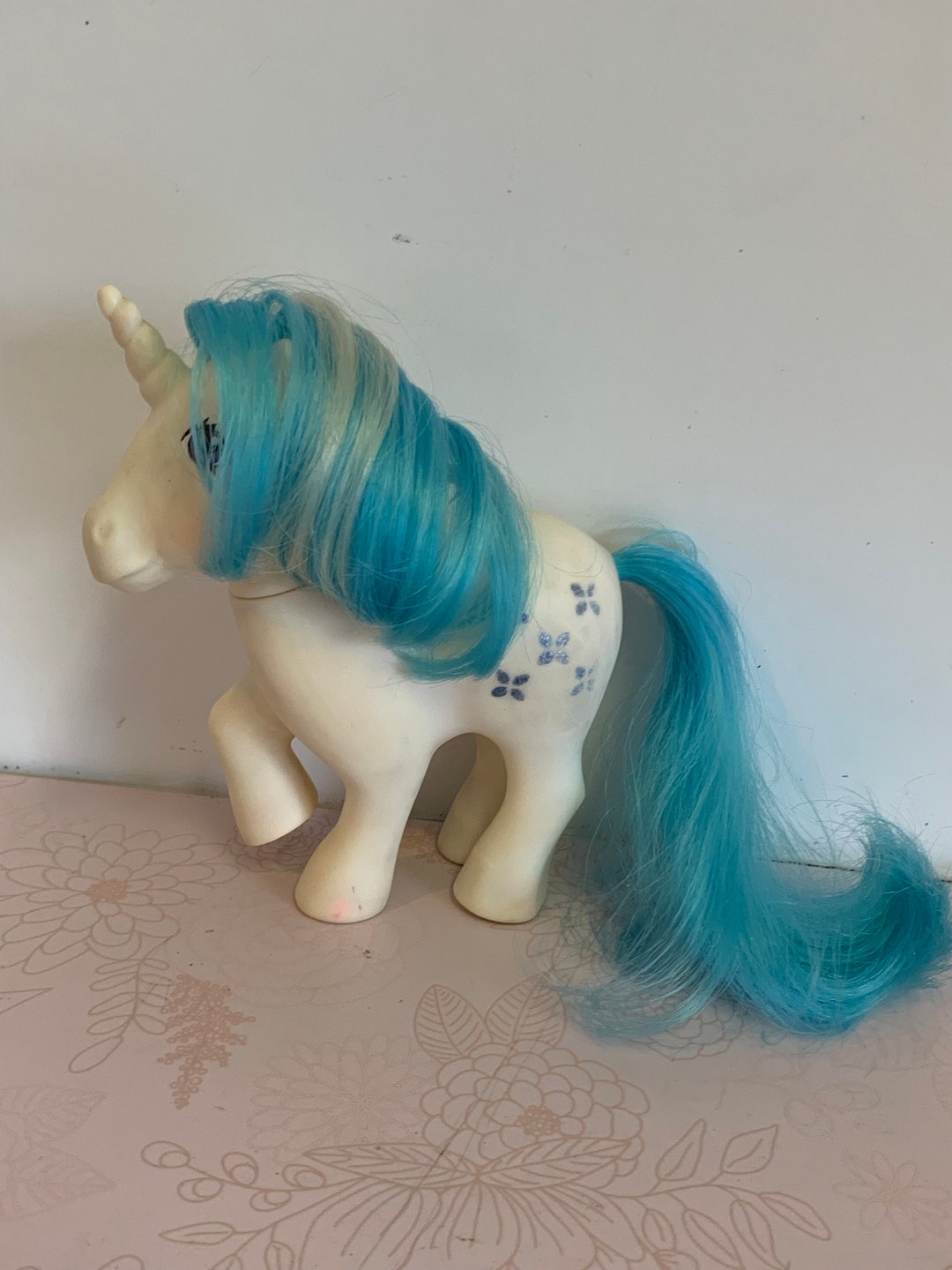 My Little Pony Magesty, MLP Unicorn With Blue Mane, Vintage Hasbro My ...