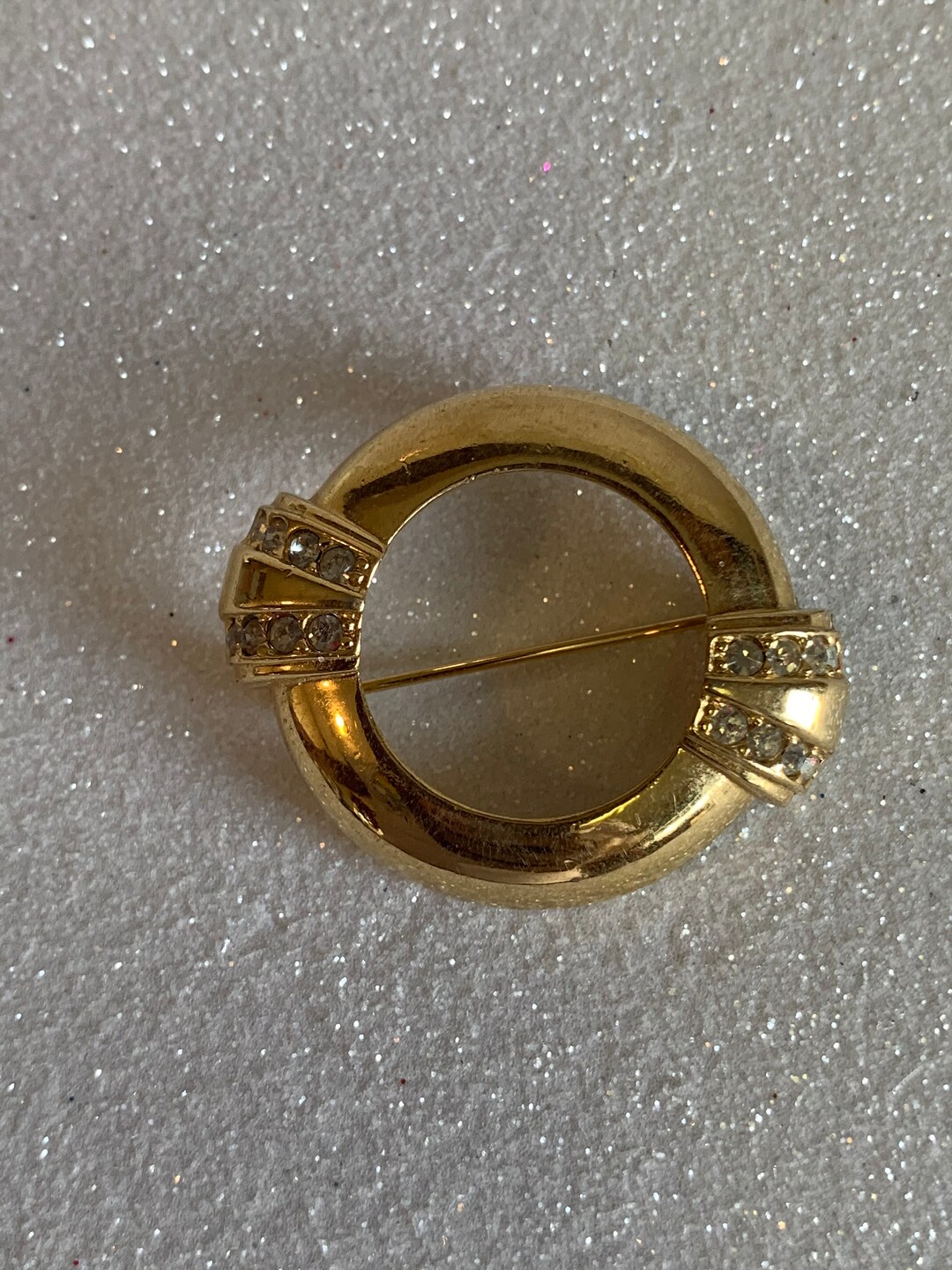 Vintage Avon Anniversary Brooch, Avon Circular Brooch, Vintage Avon ...