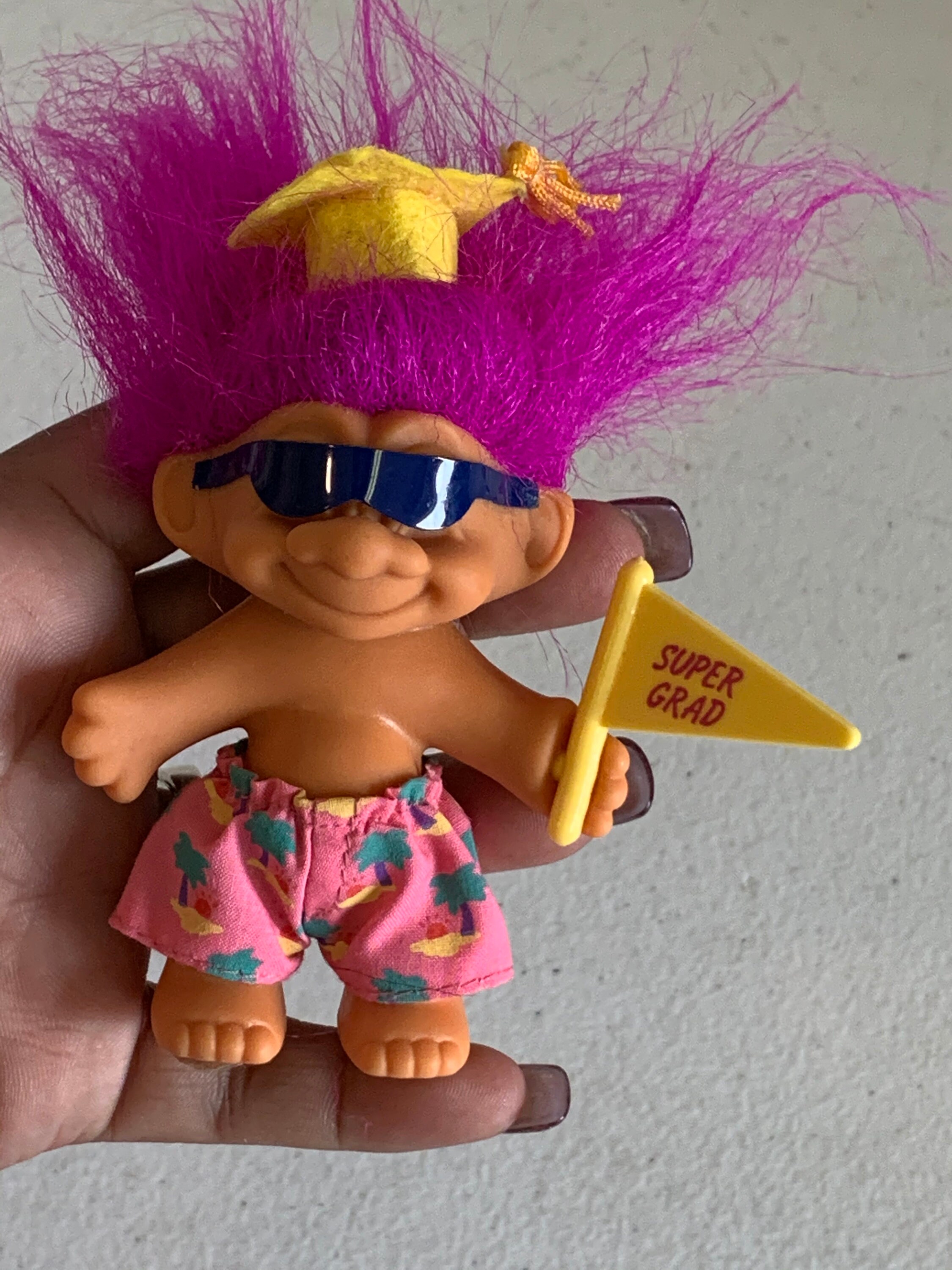 Vintage Graduation Troll doll vintage troll doll 90s Troll | Etsy