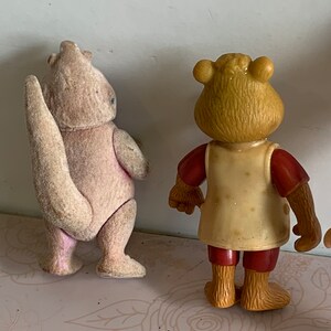 80s Teddy Ruxpin Poseable Toy Figures, 80s Teddy Ruxpin Flocked Toy ...