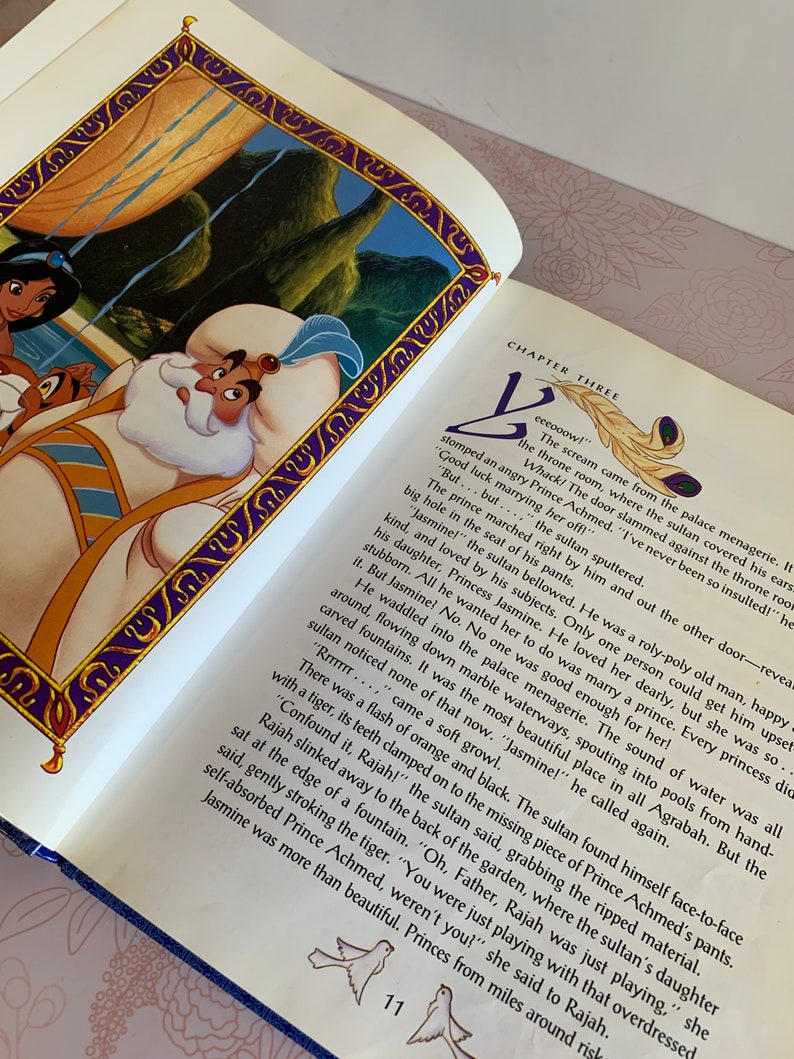 Vintage Disney's Aladdin Book Disney Aladdin Storybook - Etsy