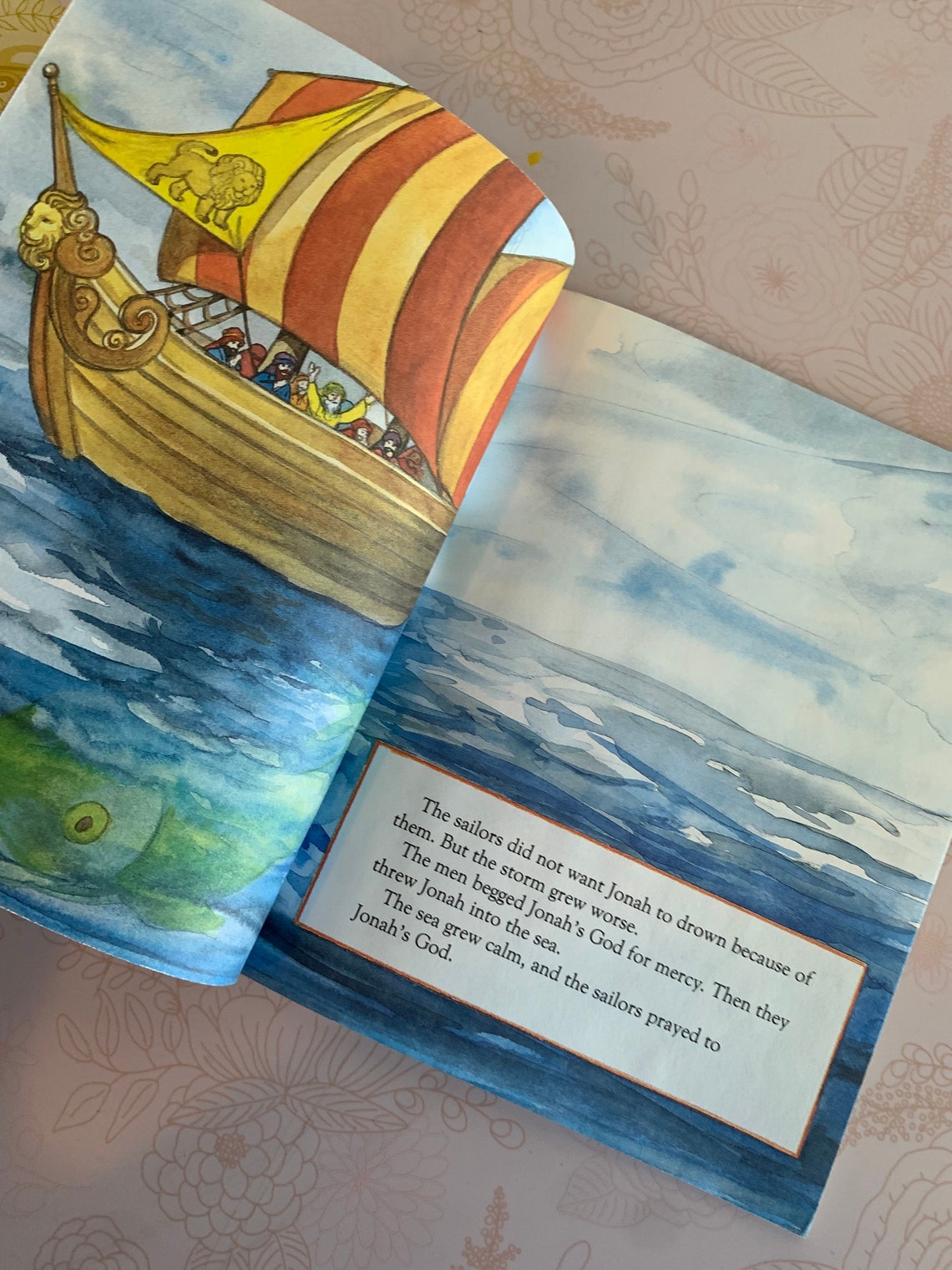 The Story of Jonah Little Golden Book Jonah Story Book A - Etsy