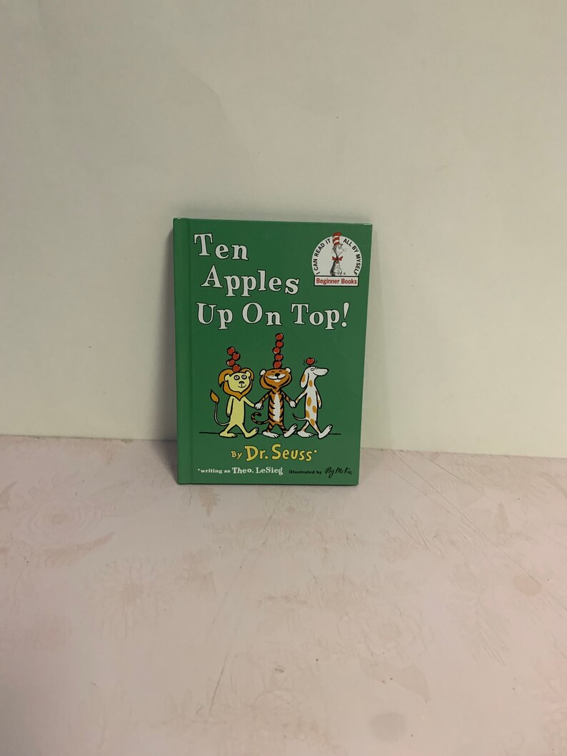 Vintage Dr. Seuss 'ten Apples up on Top' Beginner Book - Etsy