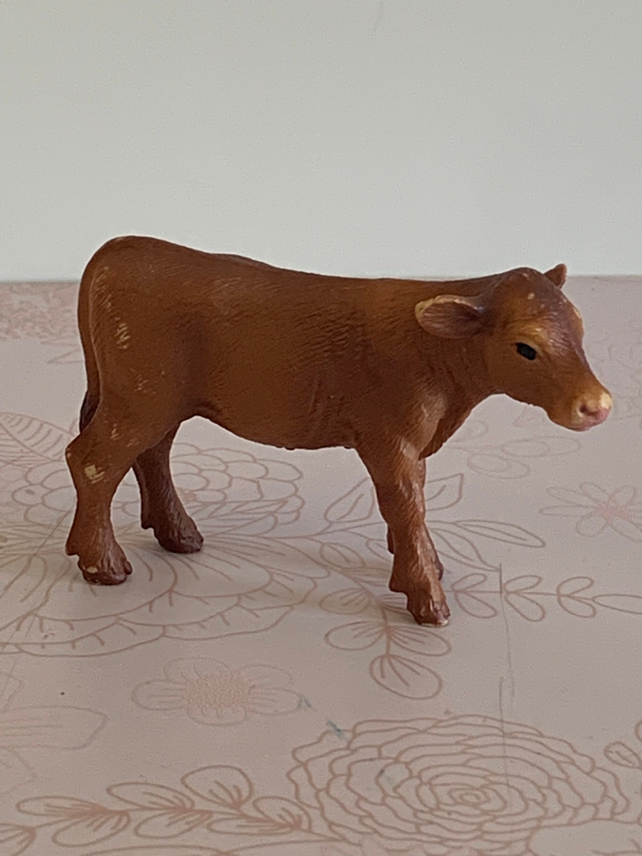 Schleich Animal Schleich Baby Cow Schleich Cow Diorama | Etsy