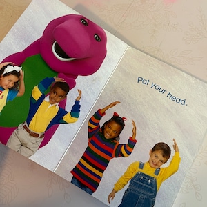 1996 Barney Plays Nose to Toes, Barney Story Book, Barney Book ...
