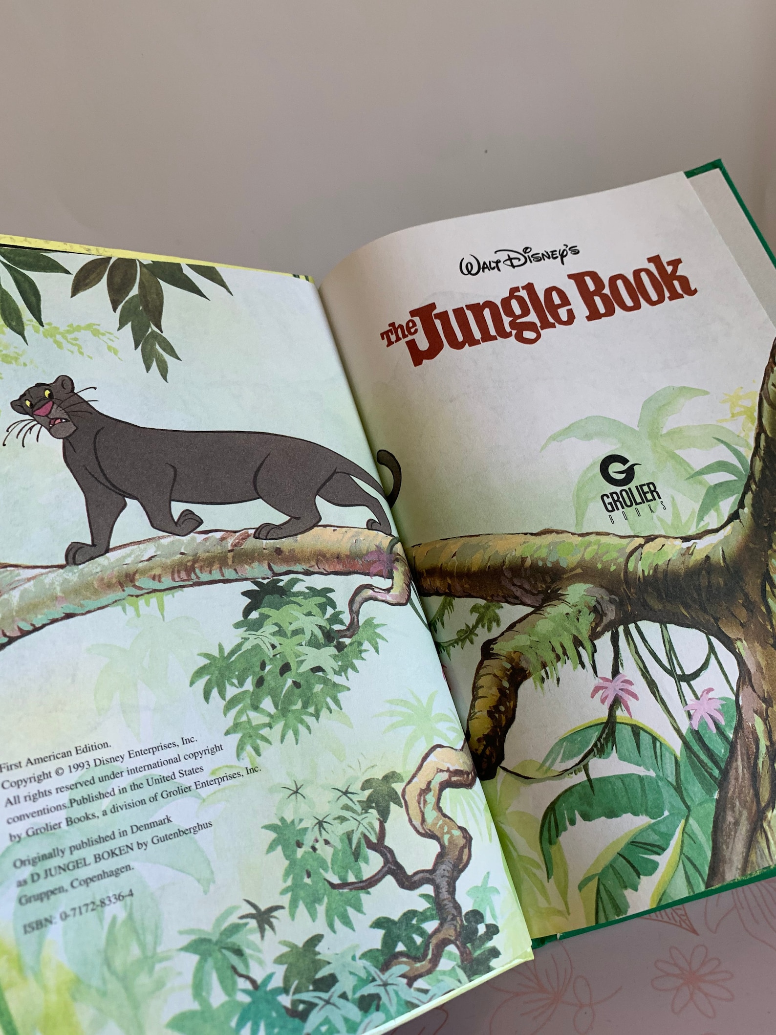 Vintage Walt Disney Storybook Disney's the Jungle Book | Etsy