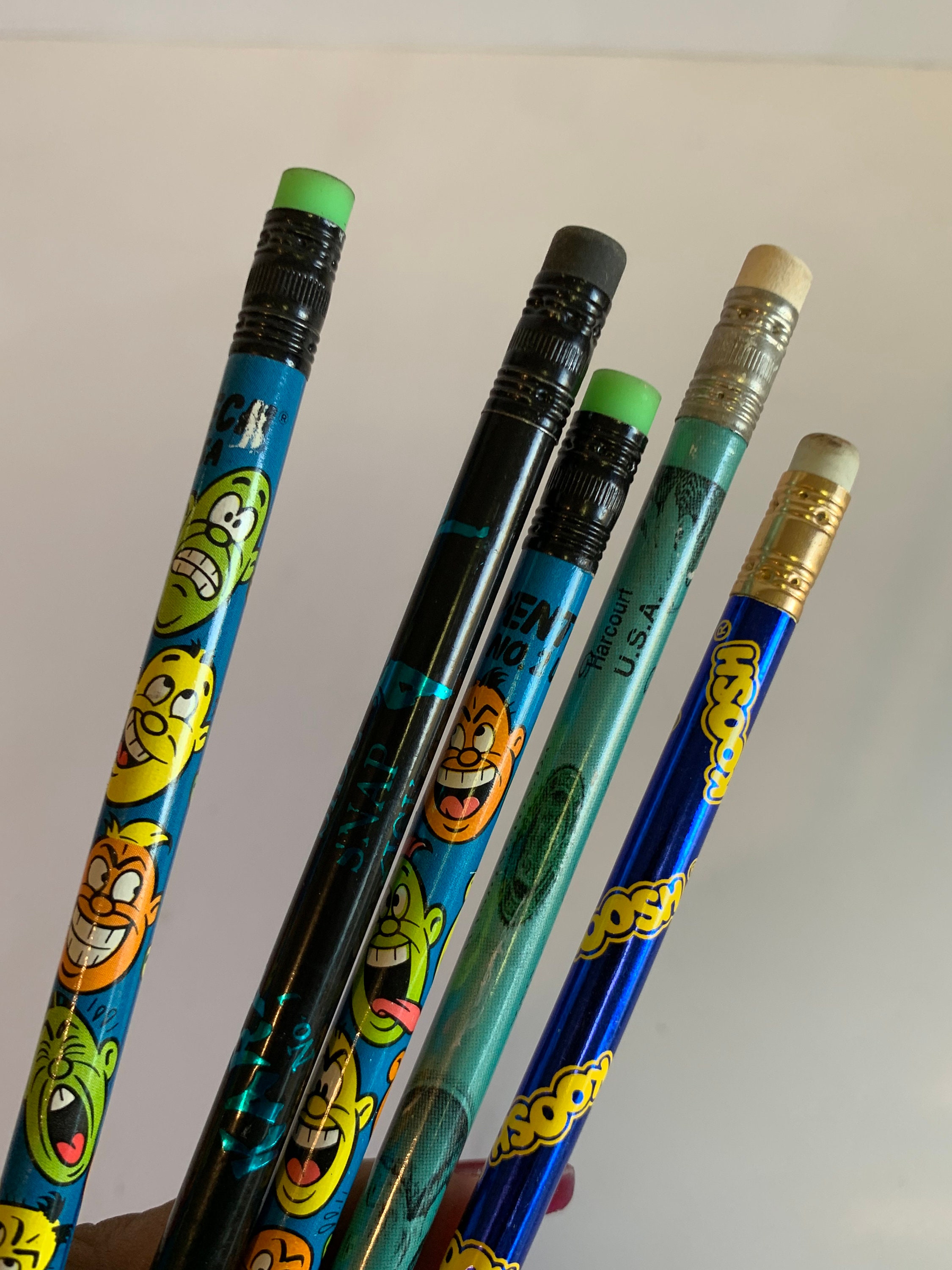 Vintage 90s Pencils Vintage Pencils Vintage school supplies | Etsy