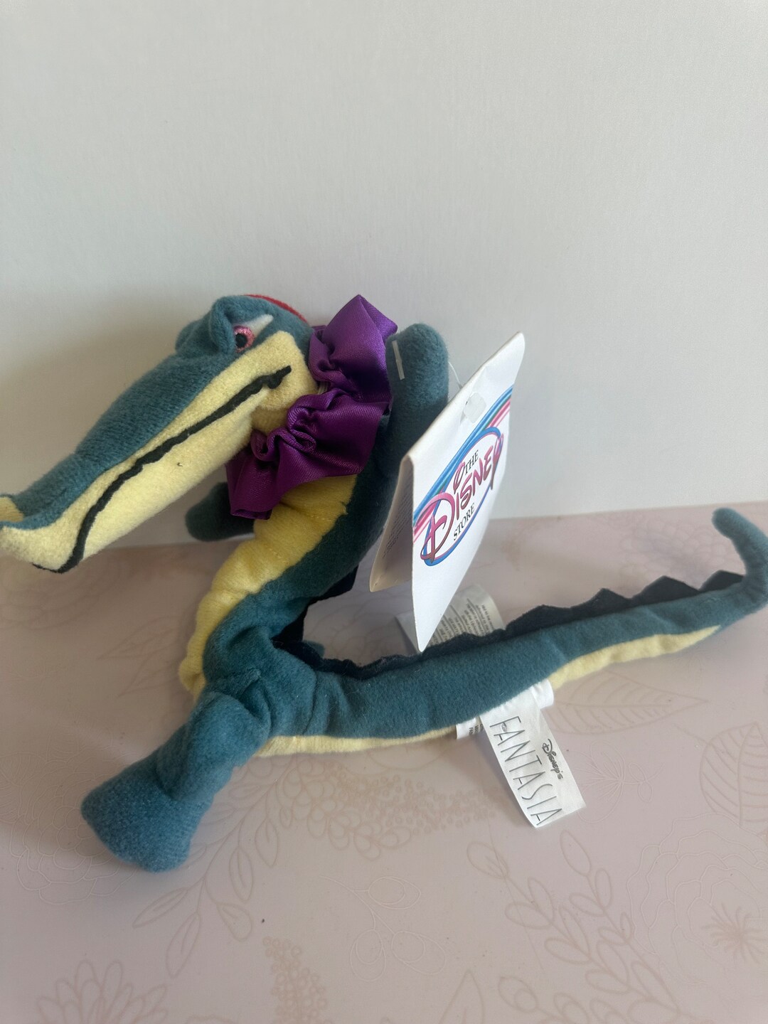 90s Disney Fantasia Croc Bean Bag Plush, Retired 90s Disney Store ...