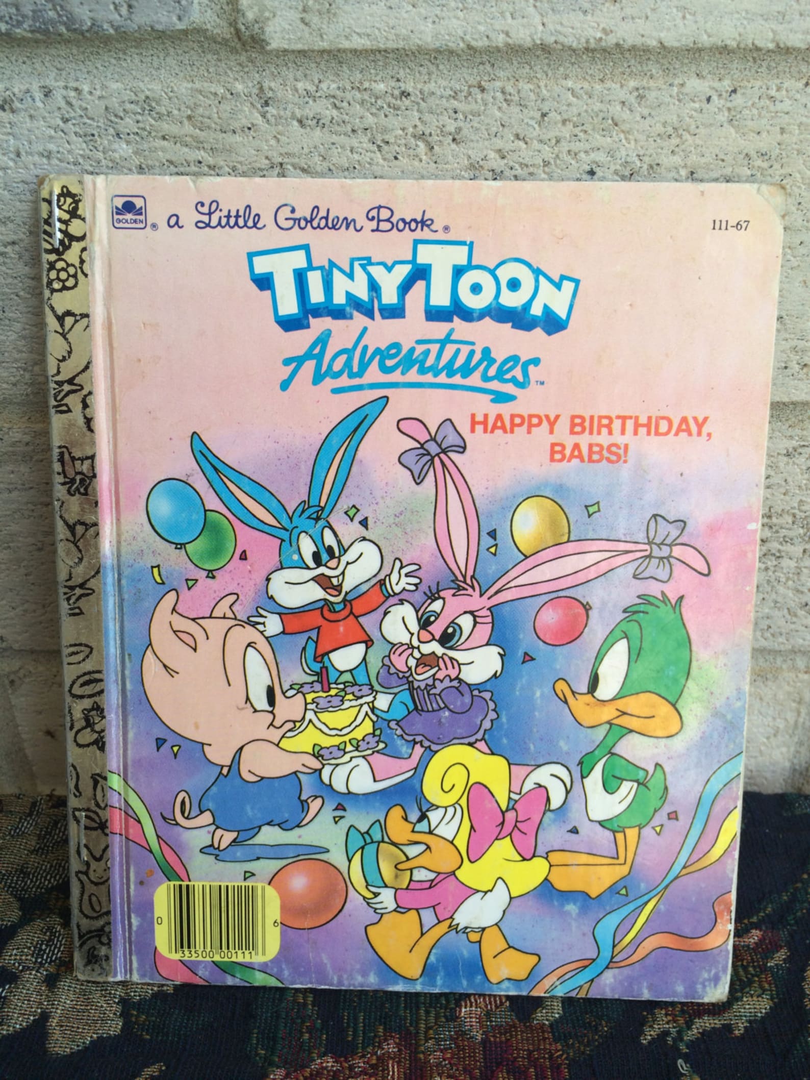 Tiny Toons Happy Birthday Babs Little Golden Book | Etsy
