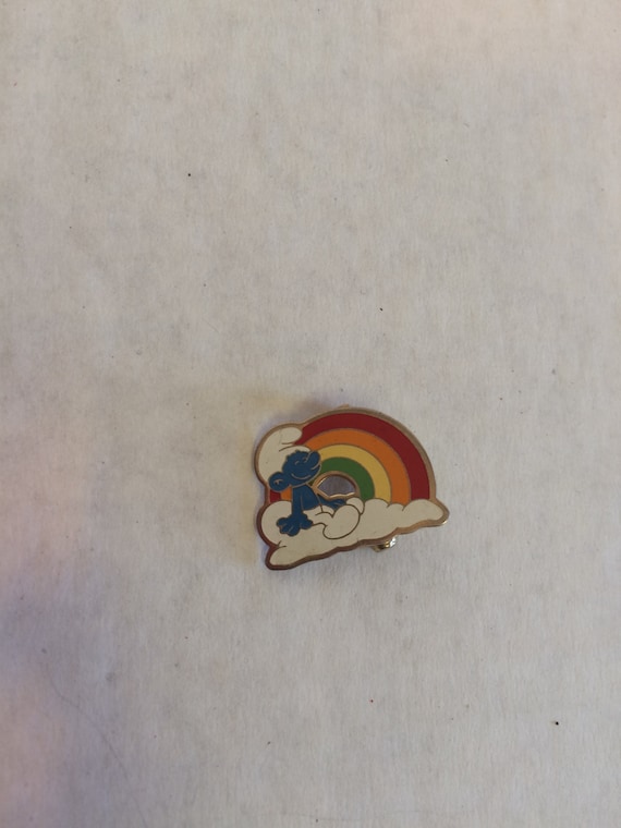 Vintage Smurf Pin, Smurfs Pin, Peyo Smurf Pin, Smurf … - Gem