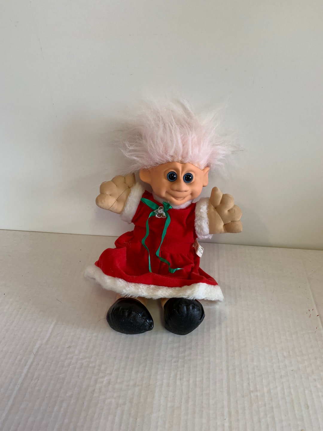 Vintage Musical and Light up Christmas Plush Troll Christmas - Etsy