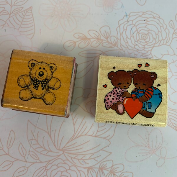 Bear Stamps - Etsy