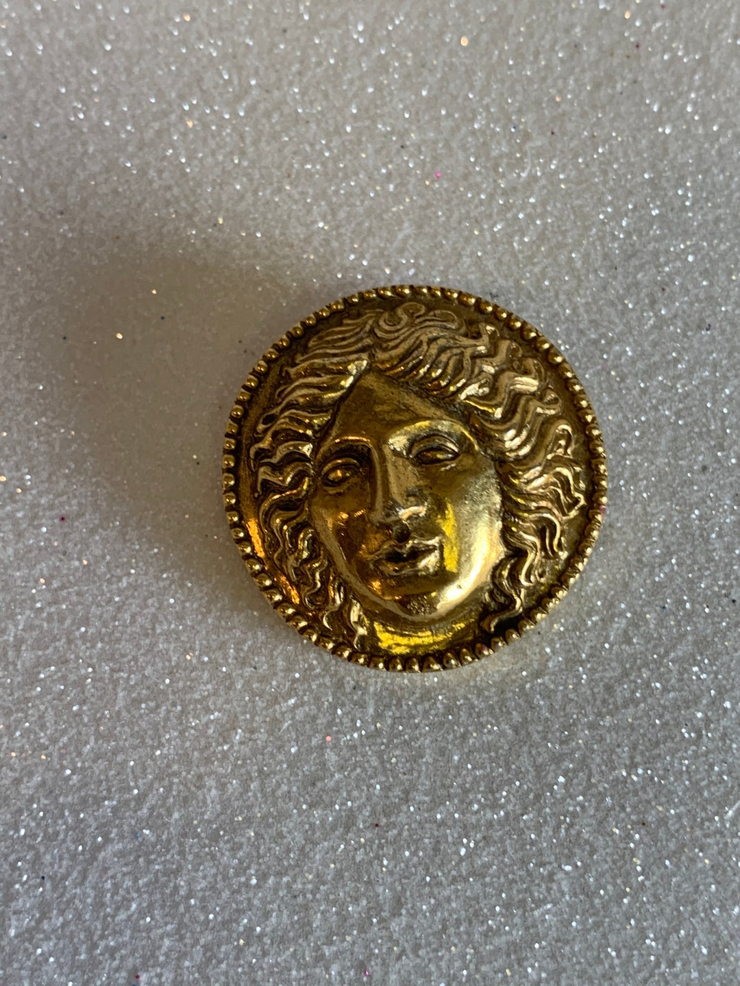Vintage MMA 1994 Brooch, Mma Brooch, 1994 Mma Pin, Vintage MMA Face ...