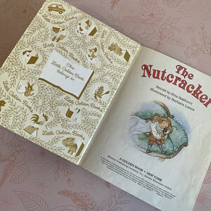 The Nutcracker Little golden Book The Nutcracker Story book | Etsy