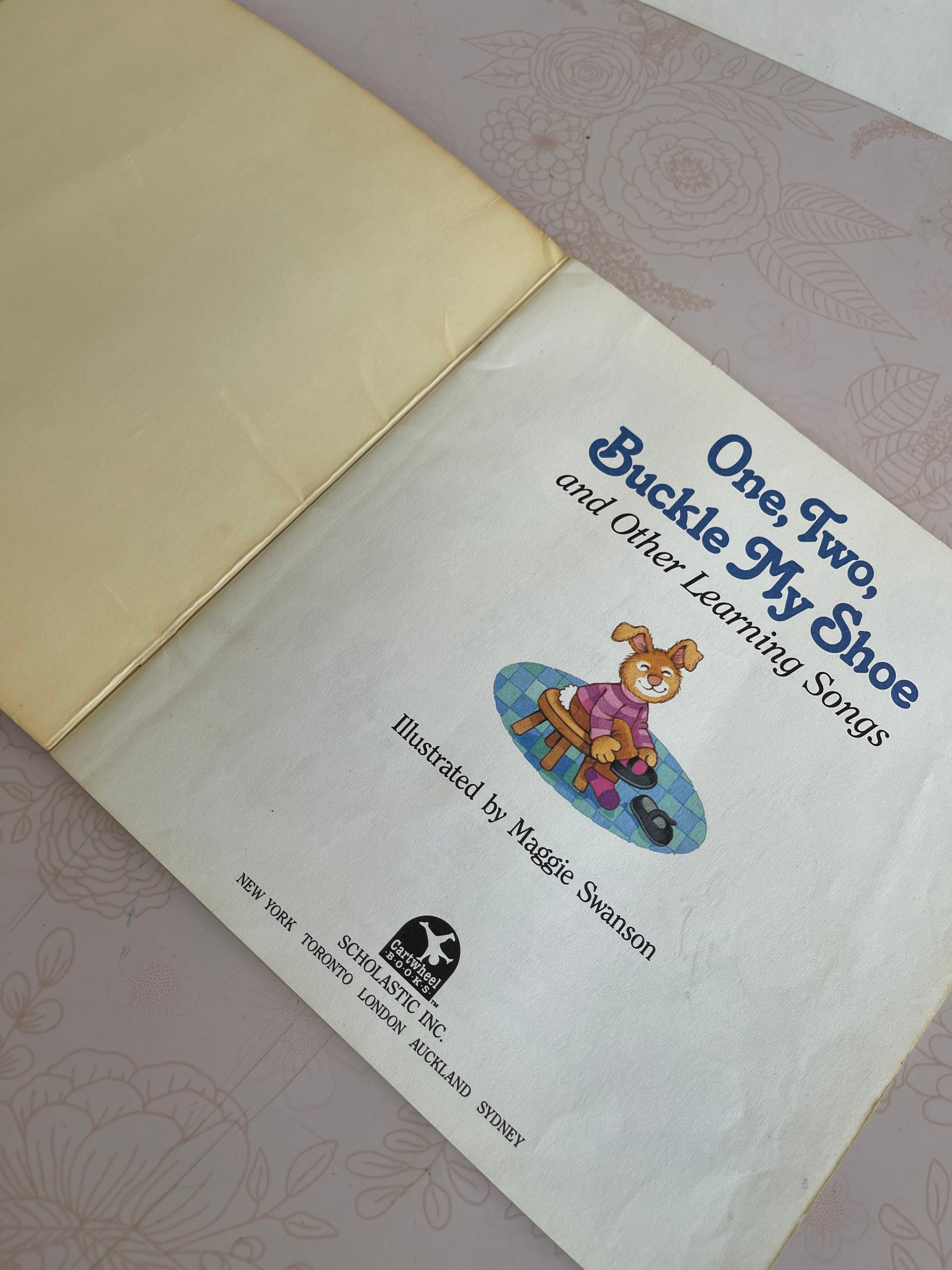 Vintage Scholastic Book One Two Buckle My Shoe and Other - Etsy