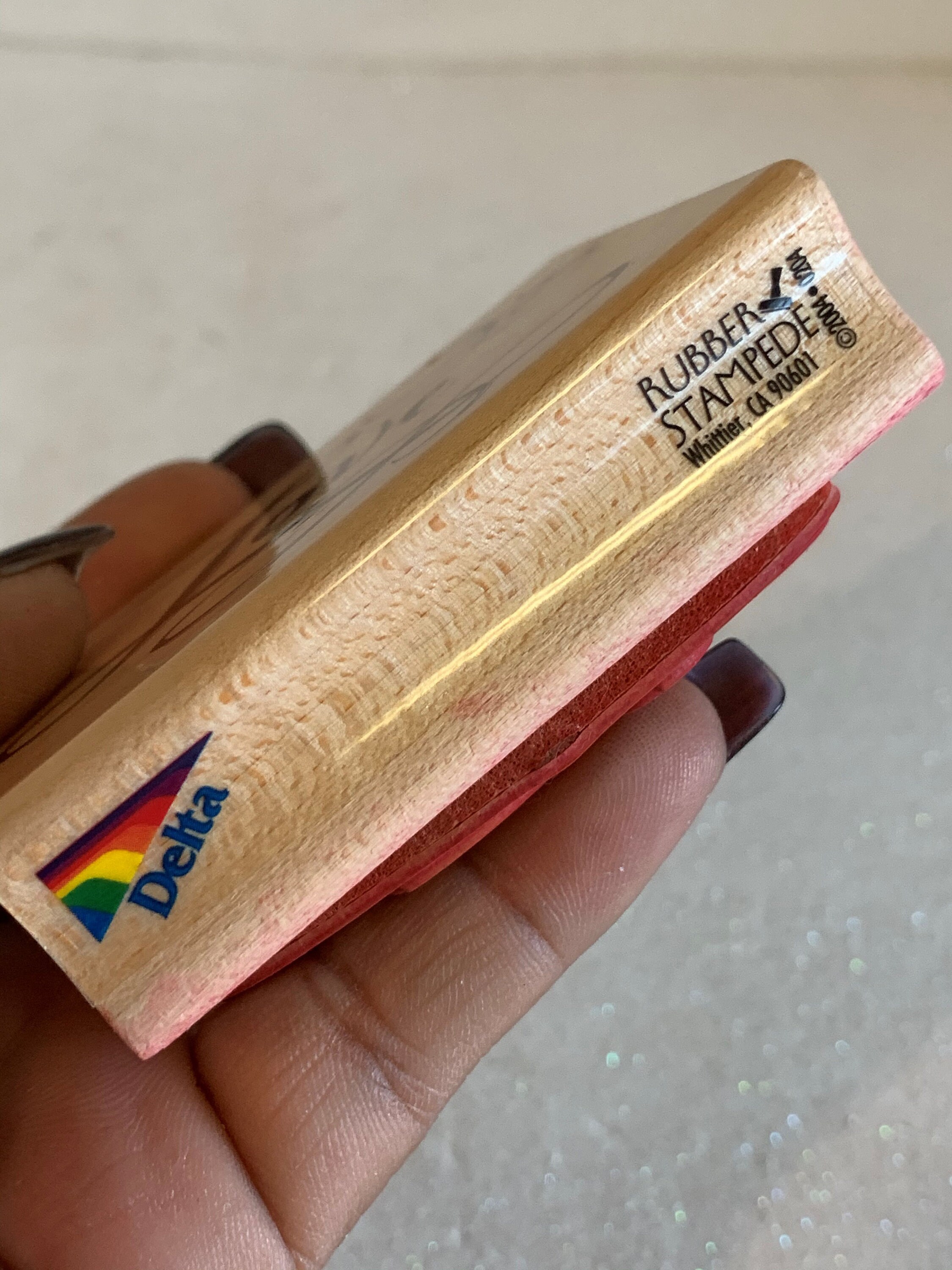 Rubber Stampede Stamp Delta Stamp Crafting Stamp ink Stamp | Etsy