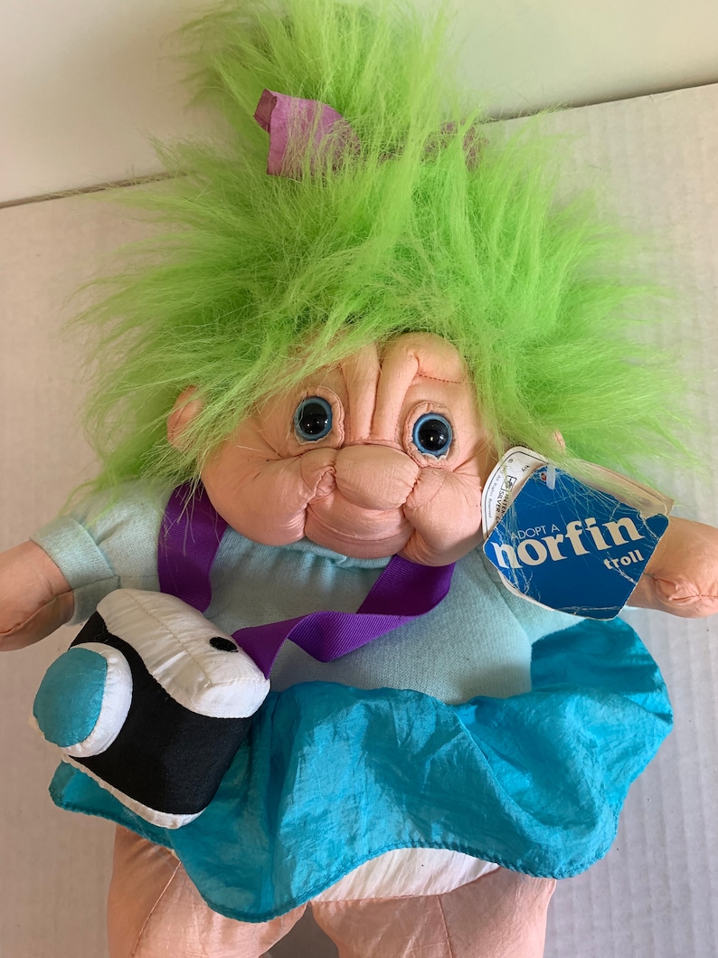 Norfin Paracutes Troll Doll Plush Toy Plush Troll Doll Nylon - Etsy