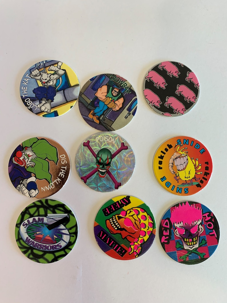 Vintage Pogs Lot Pogs Vintage Pogs 90s Pogs Pogs Game - Etsy