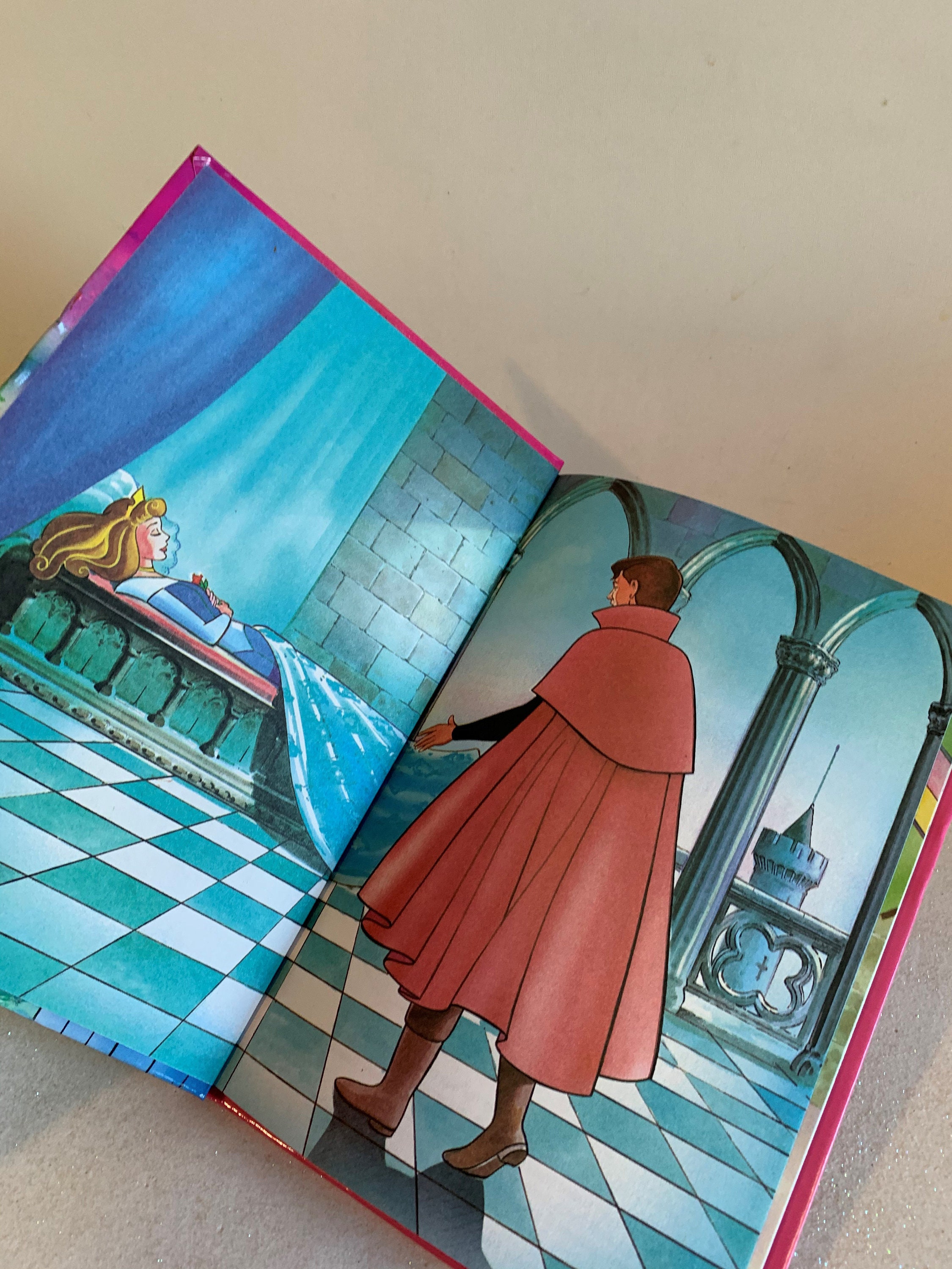 Vintage Sleeping Beauty Disney Storybook, Walt Disney Reading - Etsy